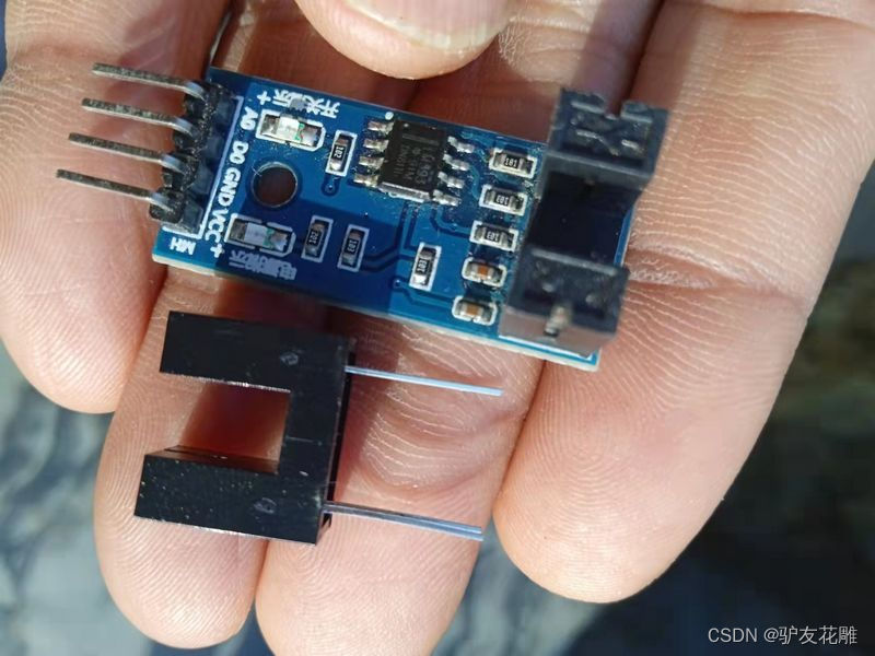 【雕爷学编程】Arduino动手做（78）---槽型光耦红外对射计数传感器模块2_槽型对射光电传感器内部电路图-CSDN博客