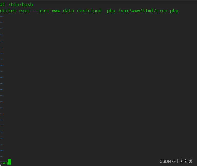 NextCloud在Docker环境下配置Cron定时任务_docker中添加cron-CSDN博客