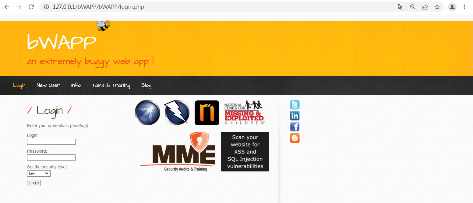 phpstudy下搭建靶场dvwa、pikachu和bWAPP_zpp站点创建成功了怎么进入dvwa-CSDN博客