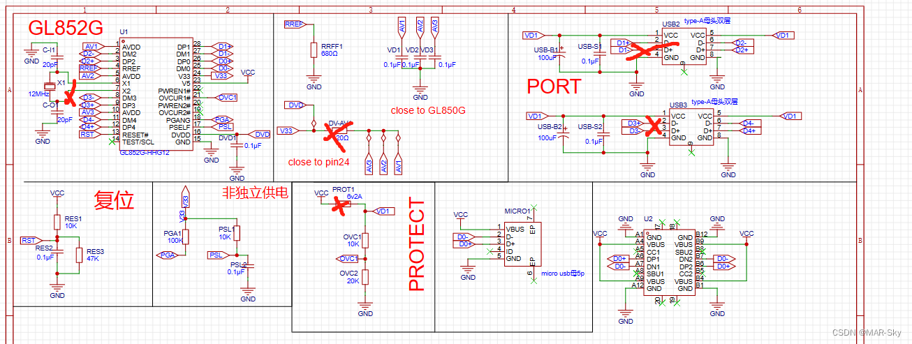 GL852G，sop28封装的电路实现修改过程_gl852g原理图-CSDN博客