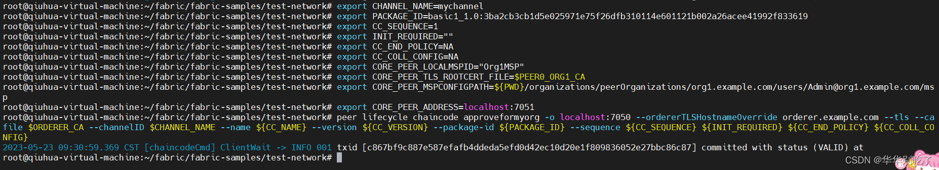 阅读deoloycc Sh脚本，完成hyperledger Fabric中chaincode的安装与验证 2 2 怎样使用network Sh Deploycc 部署已经打包好的链码 Csdn博客