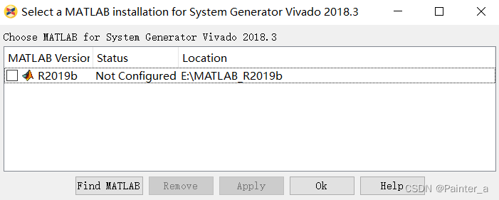 Vivado18 3配置matlab R2019b Vivado匹配matlab版本修改 Csdn博客