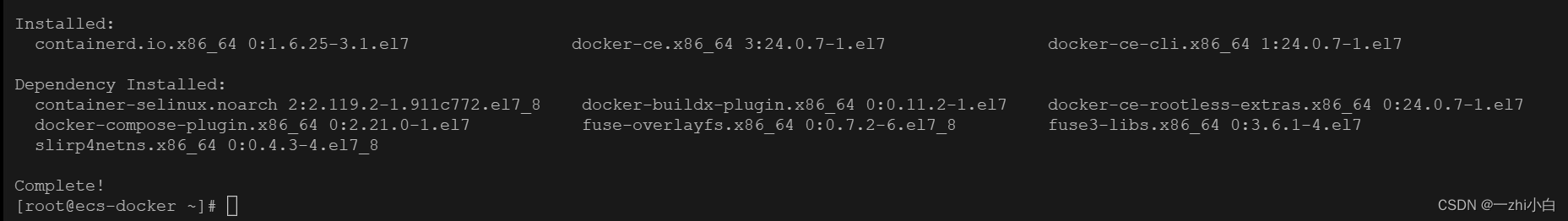 【docker安装】Centos7 安装 Docker （yum)_centos7 docker yum-CSDN博客