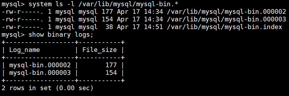 MySQL日志管理_log bin use v1 row event-CSDN博客