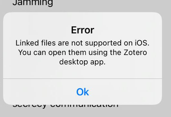 Zotero安装与同步配置更新（PC+ipad（Zotero APP）双平台_linked files are not supported-CSDN博客