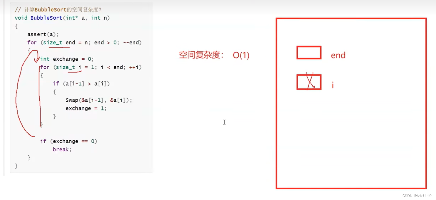 数据结构学习笔记——空间复杂度int多个变量的空间复杂度 Csdn博客