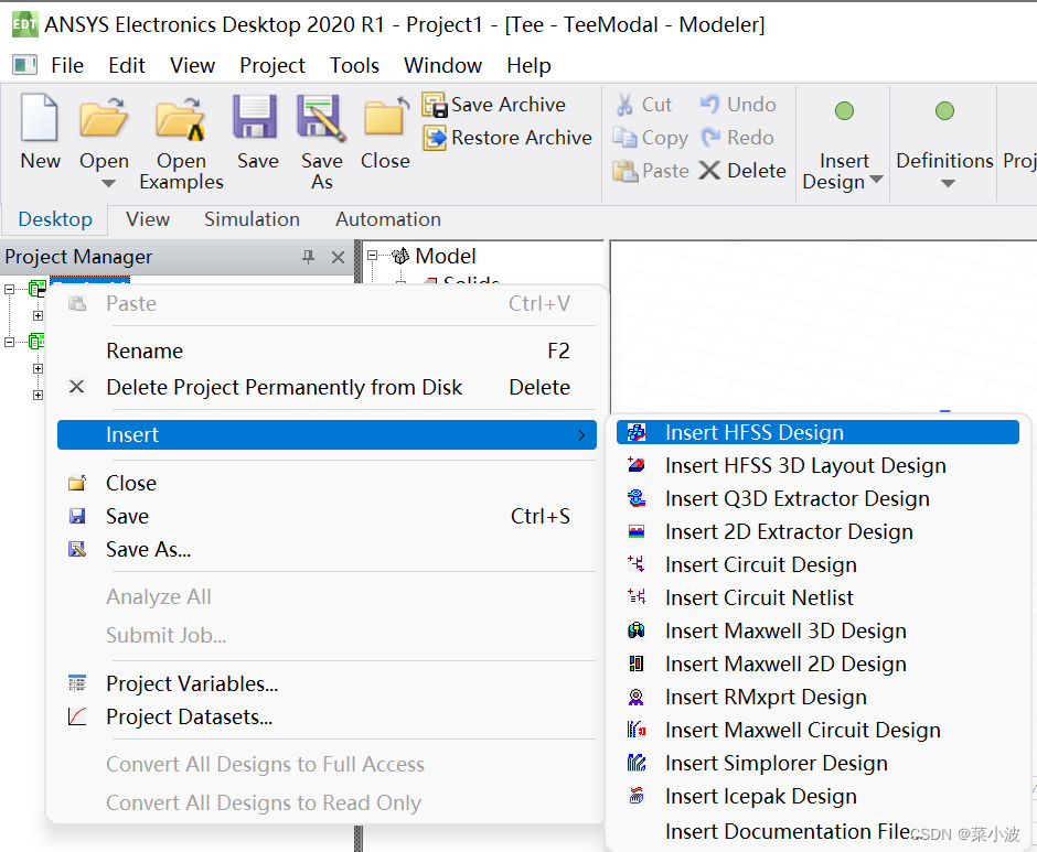 HFSS学习使用2_hfss怎么选中模型内部的面-CSDN博客