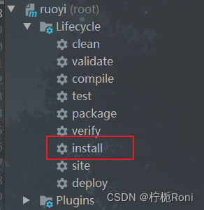 启动若依出现的问题及解决方案_could not find artifact com.ruoyi:ruoyi-framework:-CSDN博客