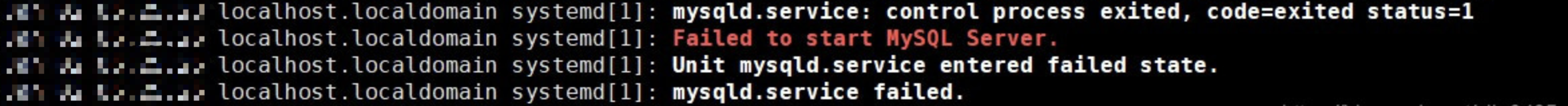 Linux mysql Failed To Start MySQL Server Dong CSDN 