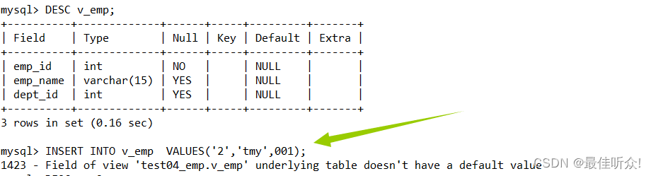 呕心沥血总结出来的MySQL常见错误以及解决方法（二）_underlying table doesnt have a-CSDN博客