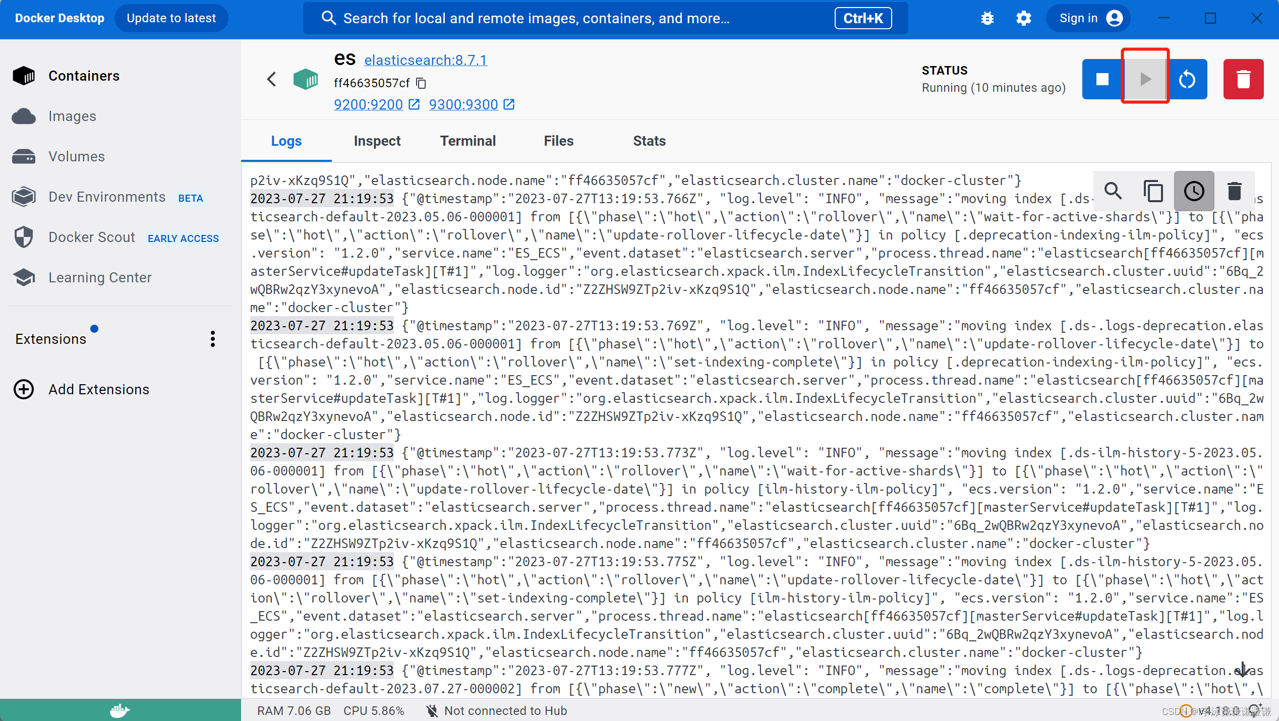 Windows基于Docker安装Elasticsearch和 kibana笔记_windows docker elasticsearch-CSDN博客
