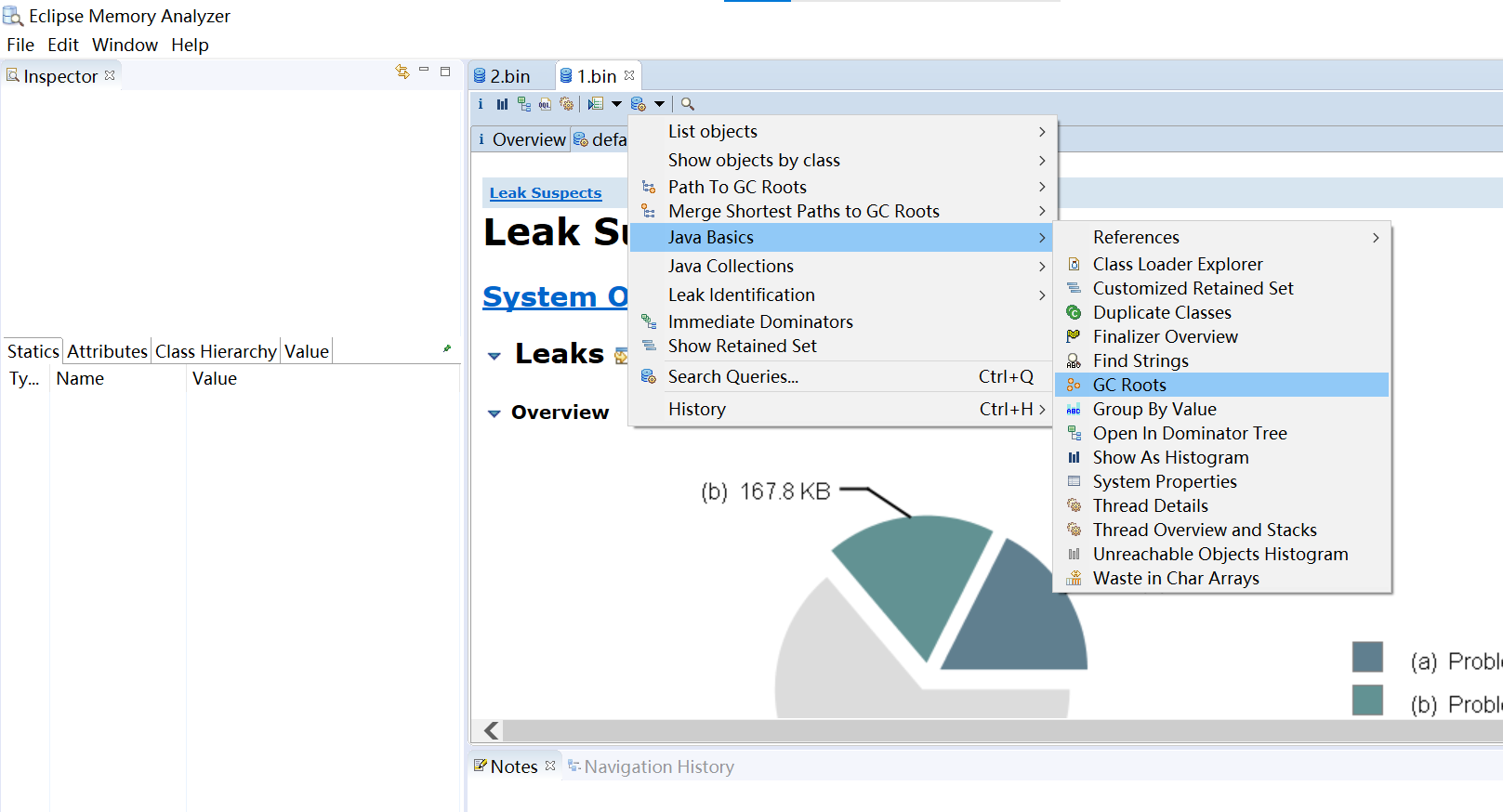 使用Mat内存分析工具分析GC Roots对象_mat 中 gc roots 的分类-CSDN博客