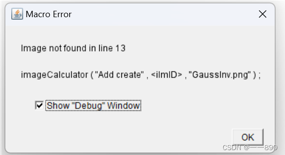 求指教imageJ运行中error解决方案_imagejmacro error-CSDN博客