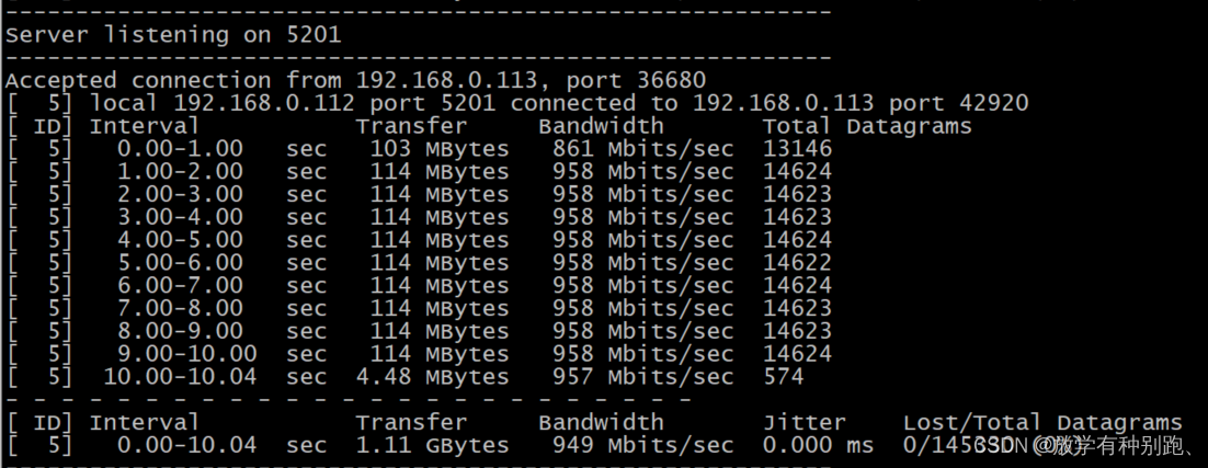 linux环境下iperf3测试网口速率_iperf3 linux-CSDN博客