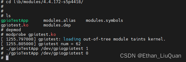 nanopi 2 fire s5p4418 初次体验 (3)编写一个简单的gpio驱动控制GPIOB30输出高低电平_Ethan ...