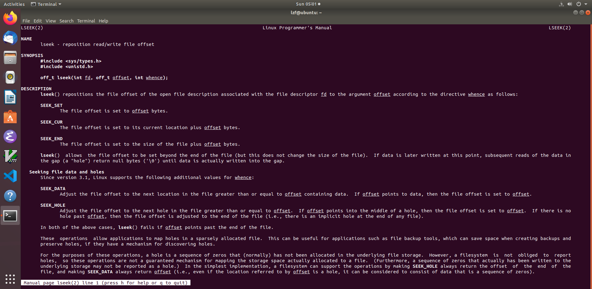 27.Linux lseek函数_lseek返回值-CSDN博客