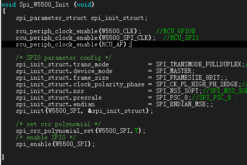GD32E503Vxx SPI W5500 communication - Programmer Sought