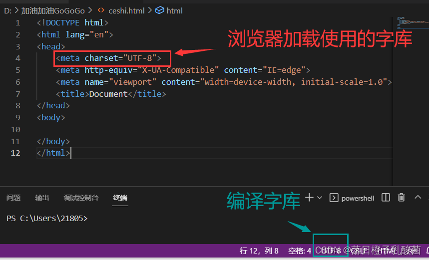05 - HTML基本结构_html文件骨架-CSDN博客