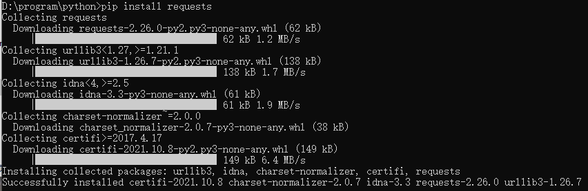 python pip 模块 cmd安装报错解决办法_warning: you are using pip version 21.2.3; however-CSDN博客