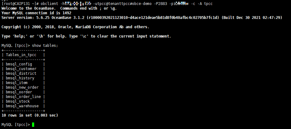 压测工具BenchmarkSQL对OceanBase开源版3.1.2性能测试调优-CSDN博客
