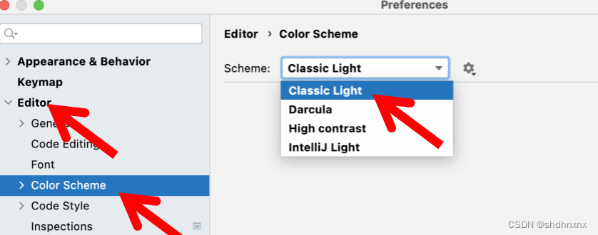 Mac版idea更改背景，白色背景，setting在哪？GitHub版Scheme在哪？_mac idea setting在哪-CSDN博客