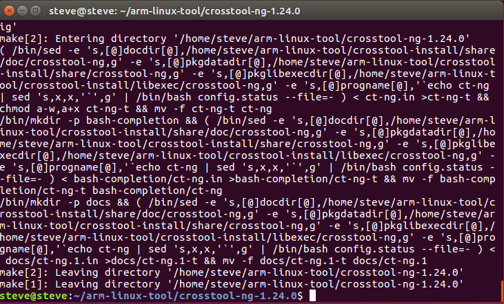 Linux-交叉编译工具链的制作(crosstool-ng-1.24),基于ubuntu16.04,虚拟机软件VM15.5pro或VirtualBox6.1.26-CSDN博客
