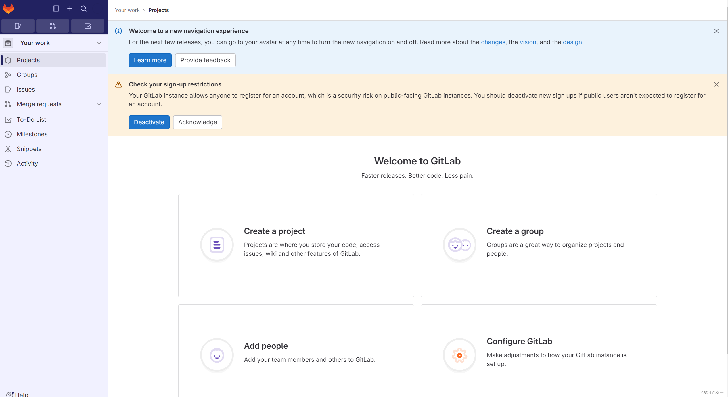 CICD 流程学习（二）GitLab服务器的搭建与使用-CSDN博客