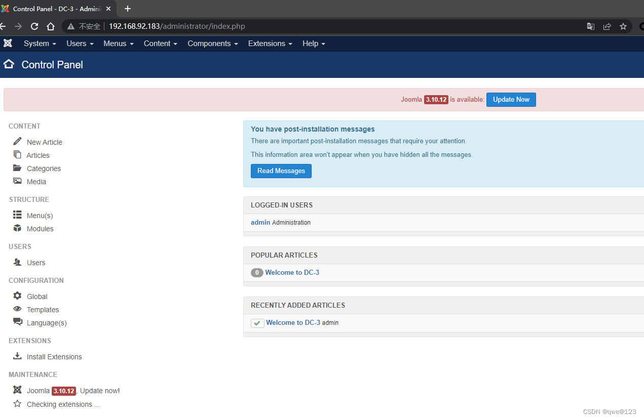 vulnhub-DC3靶机-CSDN博客