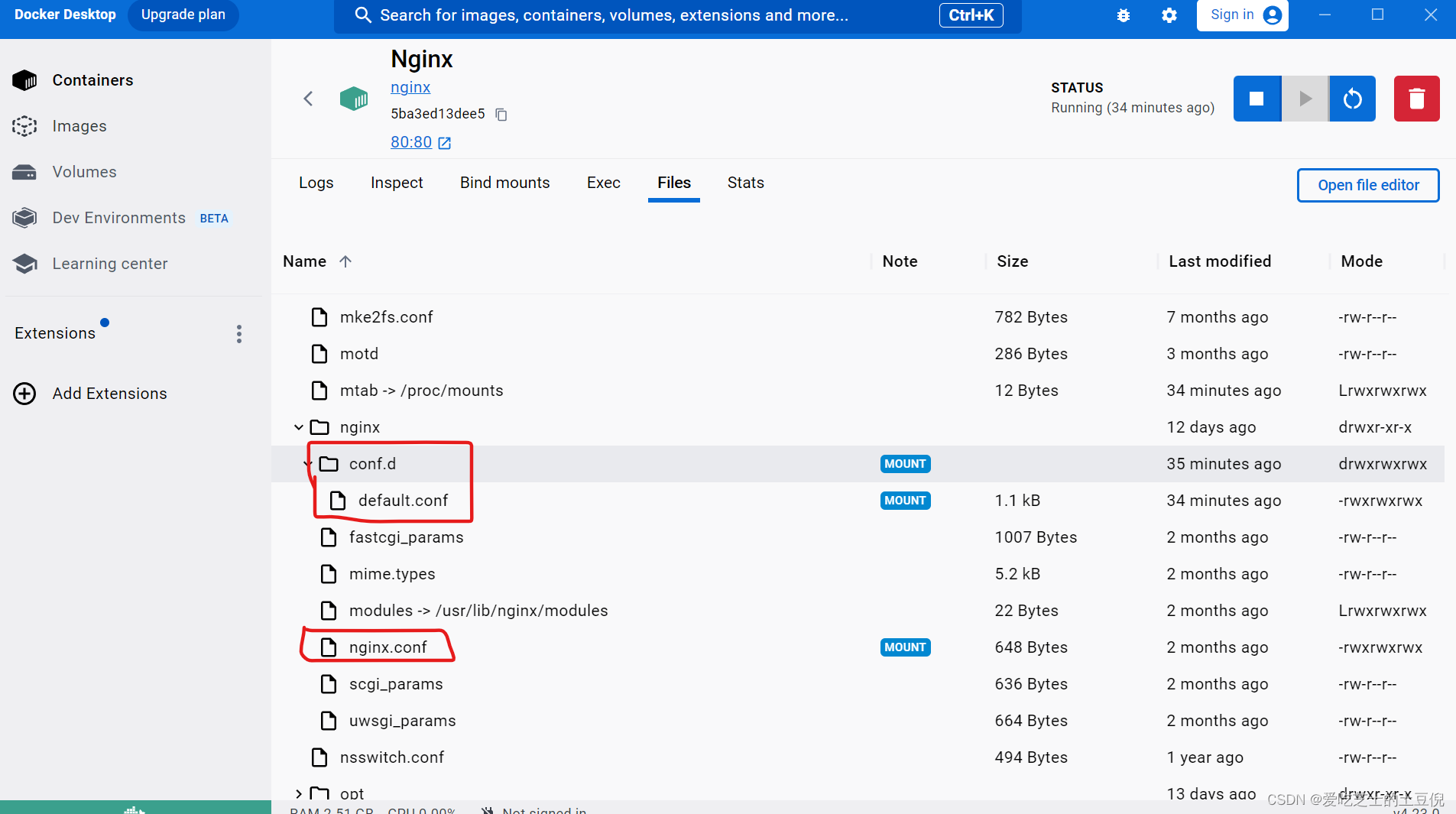 使用docker构建本地nginx容器及配置docker Nginx 自定义配置 Csdn博客
