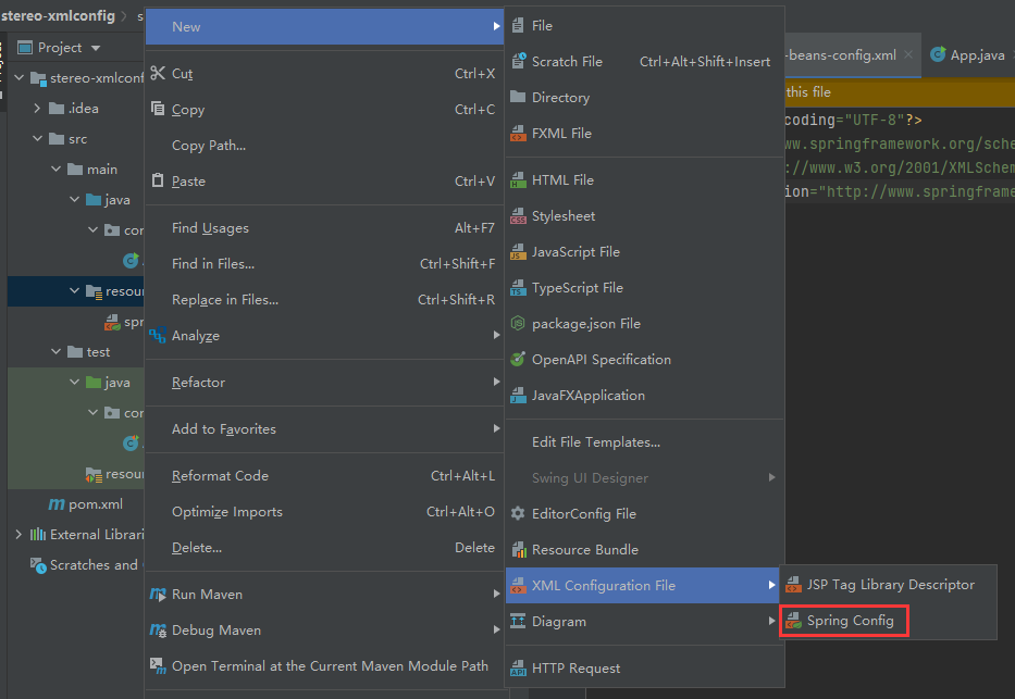 IDEA 创建 Spring 的 XML 配置文件_idea创建spring的xml文件-CSDN博客