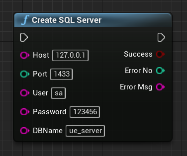 Blueprints Microsoft SQL Server Connector / UE4 | DTSQLServer插件使用说明_ue连sqlserver-CSDN博客