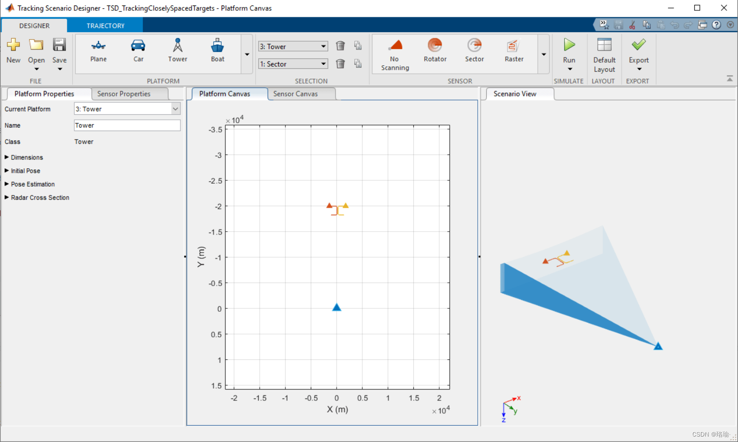 基于Matlab搭建单站雷达扫描天空仿真平台（附源码）_雷达扫描代码-CSDN博客