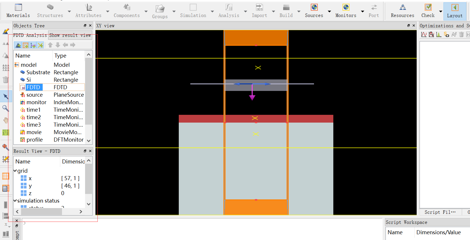 FDTD Solutions实战笔记_fdtd怎么设置核数-CSDN博客