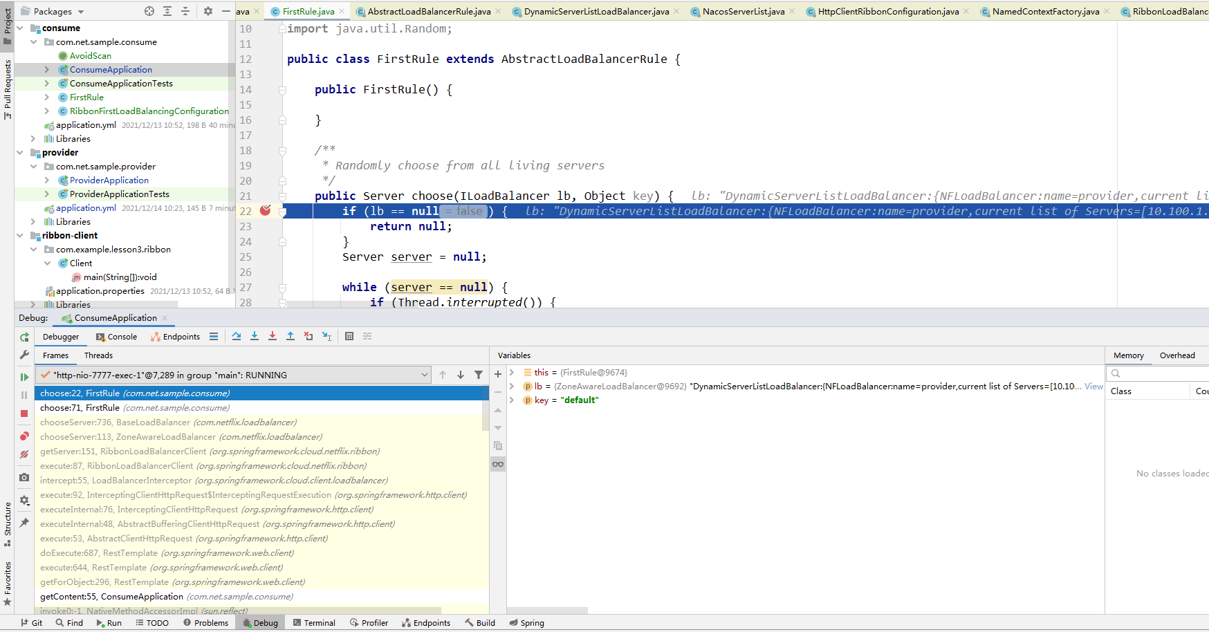 springcloud ribbon 配置负载均衡策略以及自定义策略_availabilityfilteringrule 阈值配置-CSDN博客
