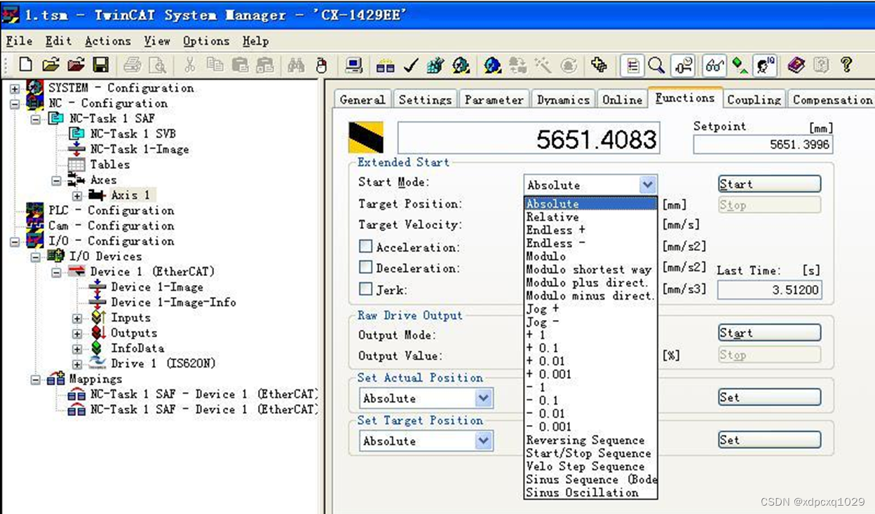 倍福TwinCAT与汇川IS620N配合使用-CSDN博客