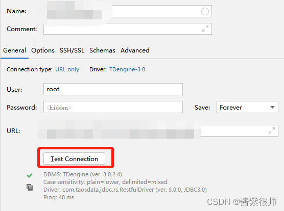 Datagrip连接taos的tdengine时序数据库datagrip Tdengine Csdn博客 9316