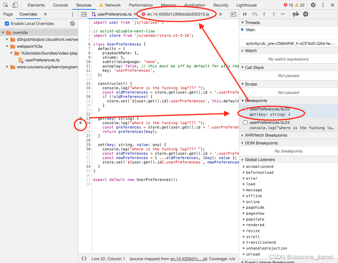 Sources 修改调试代码方法：Local Override_sources 下的 overrides 面板 没有-CSDN博客