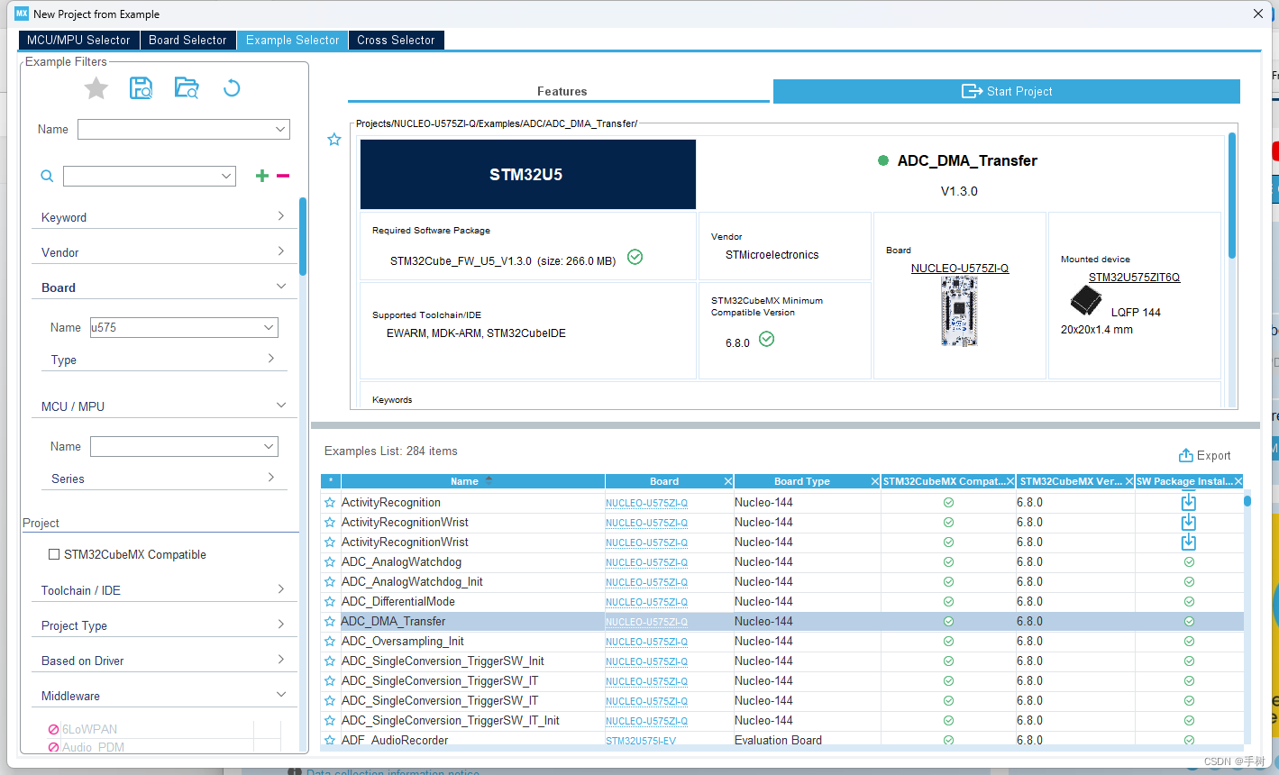 STM32U575踩坑实录（CubeMx，stm32例程问题)-CSDN博客