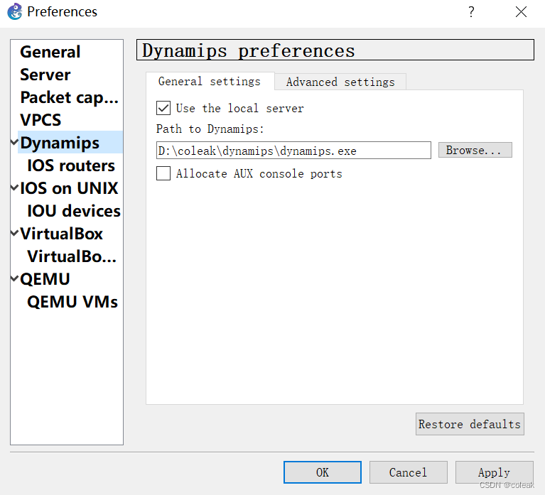 记录gns3出现各种erro报错以及具体修复过程_gns3报错-CSDN博客