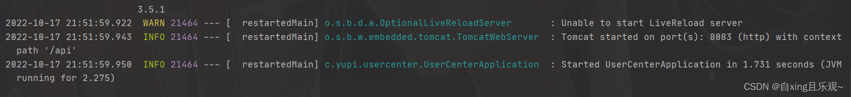 springboot 错误[restartedMain] o.s.b.d.LoggingFailureAnalysisReporter_restartedmain有啥导致-CSDN博客
