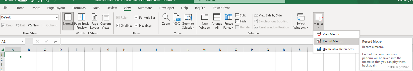 Excel 宏入门(macro)excel Macro Csdn博客 5967