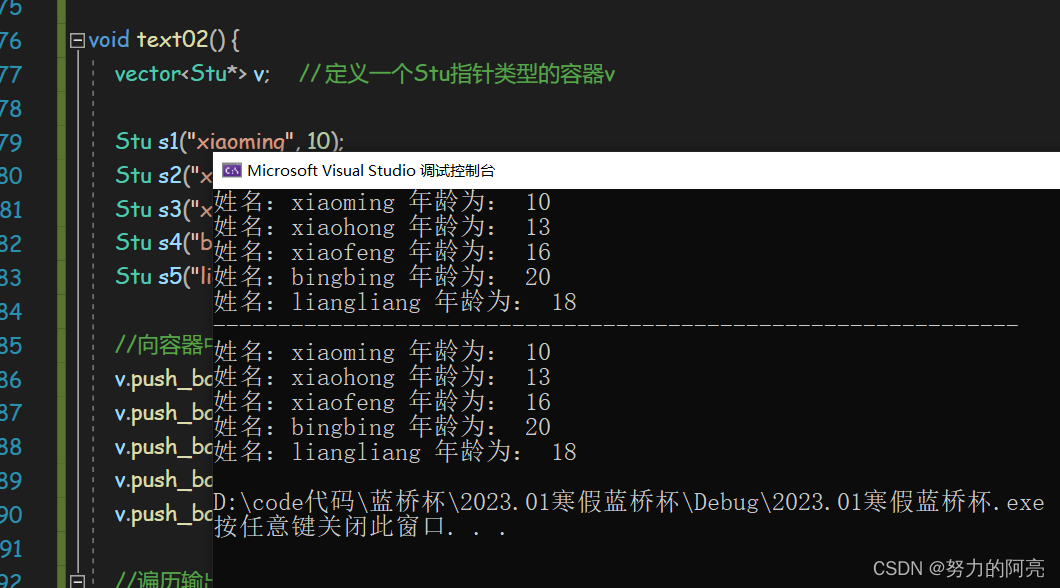 Day04 C++STL入门基础知识二——vector容器_std iterator 为空-CSDN博客
