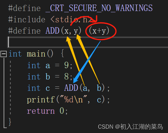c语言入门--#define定义常量和宏初步讲解 (适合小白学习)_define常数运算-CSDN博客