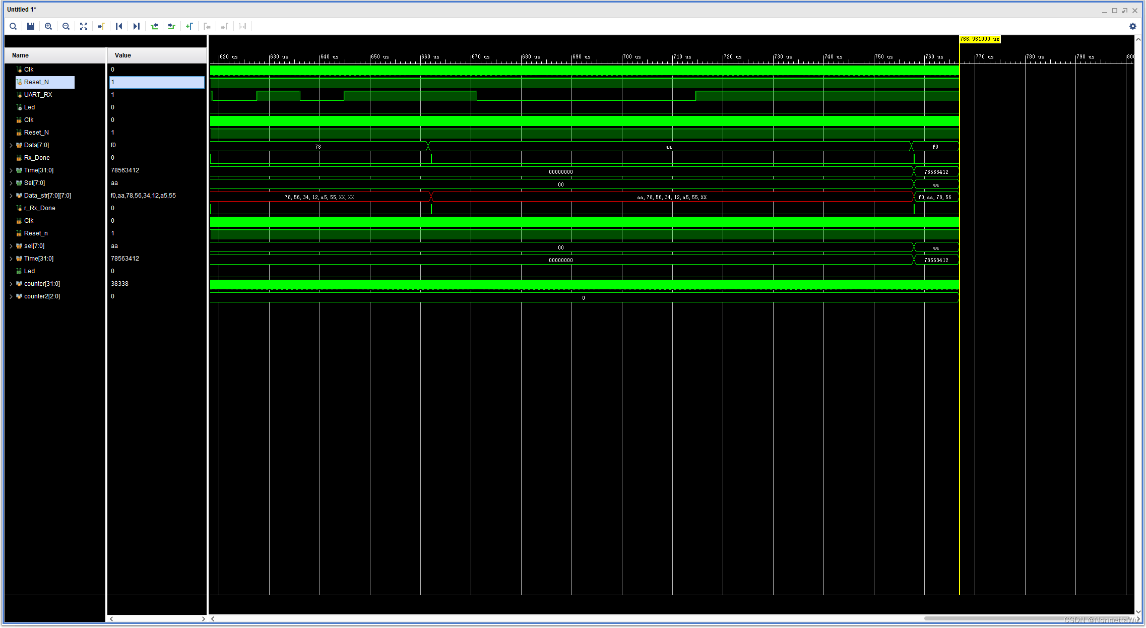 FPGA入门学习笔记（十二）Vivado实现UART接收控制LED任务_vivado如何用串口控制led-CSDN博客