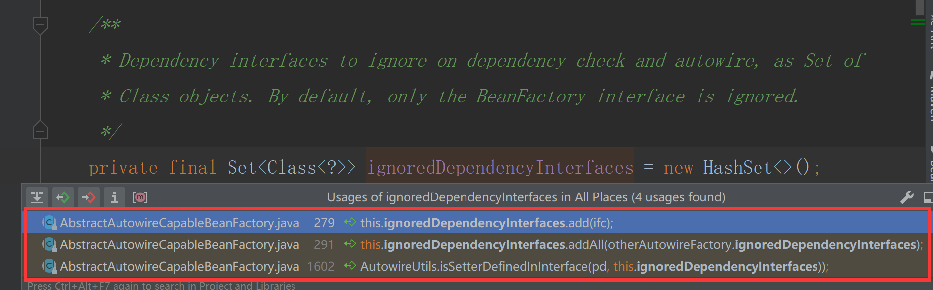 Spring中的ingoreDependencyInterface方法简析_ignoredependencyinterface-CSDN博客