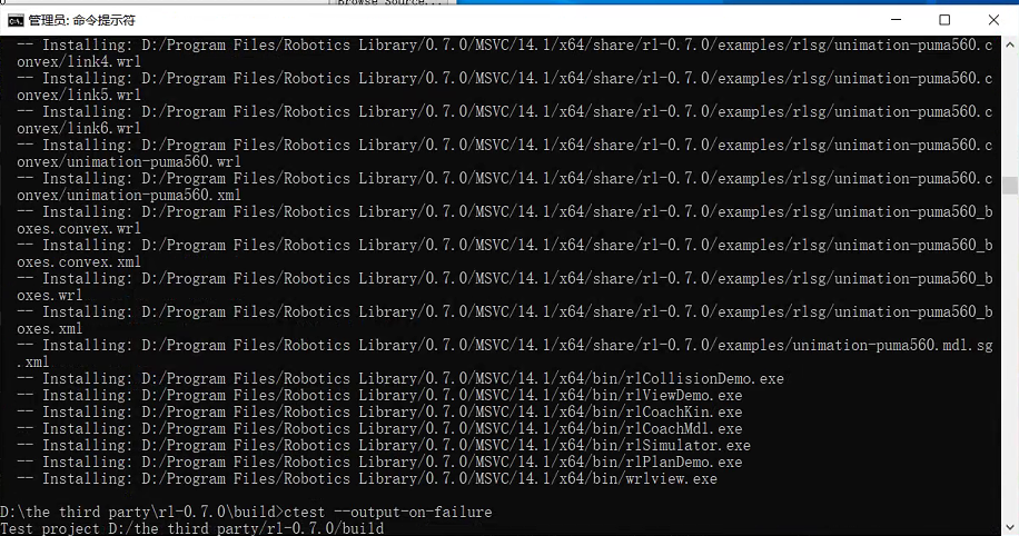 Robotics Library官方教程三：Build RL on Windows_robotics library配置-CSDN博客