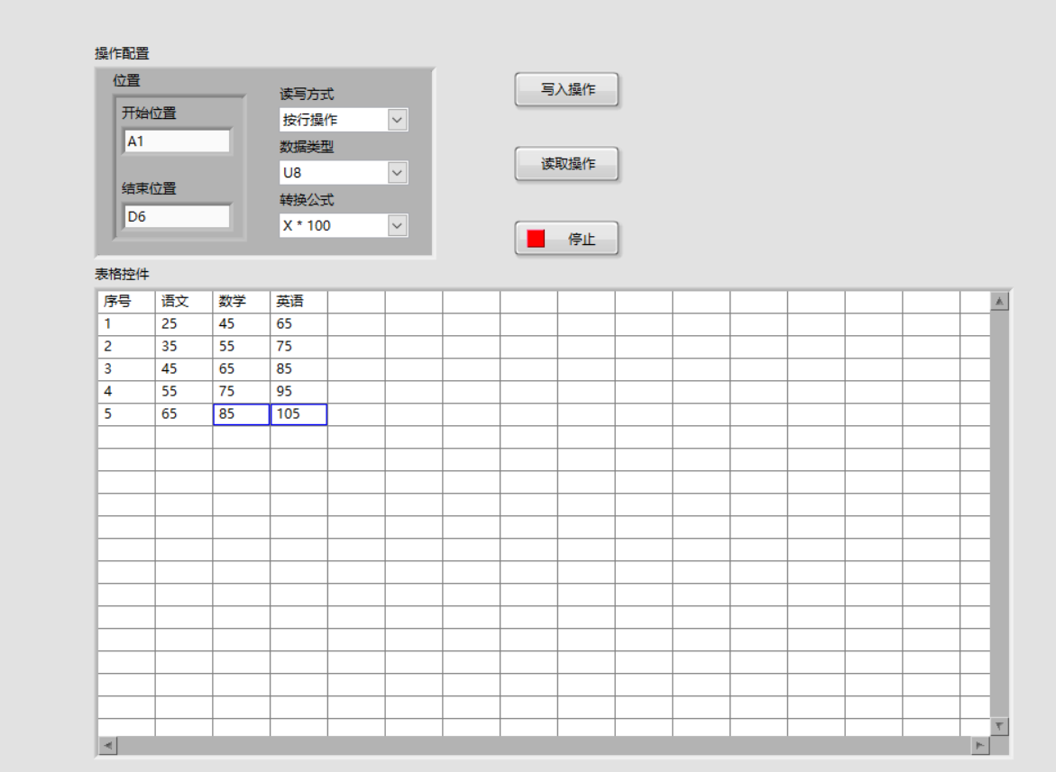 Labvie学习笔记6：excel表格的读取和写入操作labview写入excel指定位置 Csdn博客 0510