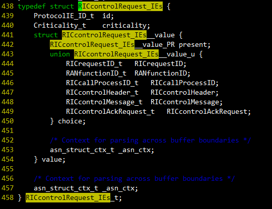 ASN.1 codec: Asn1c-ORAN-E2AP compilation code example - Programmer Sought