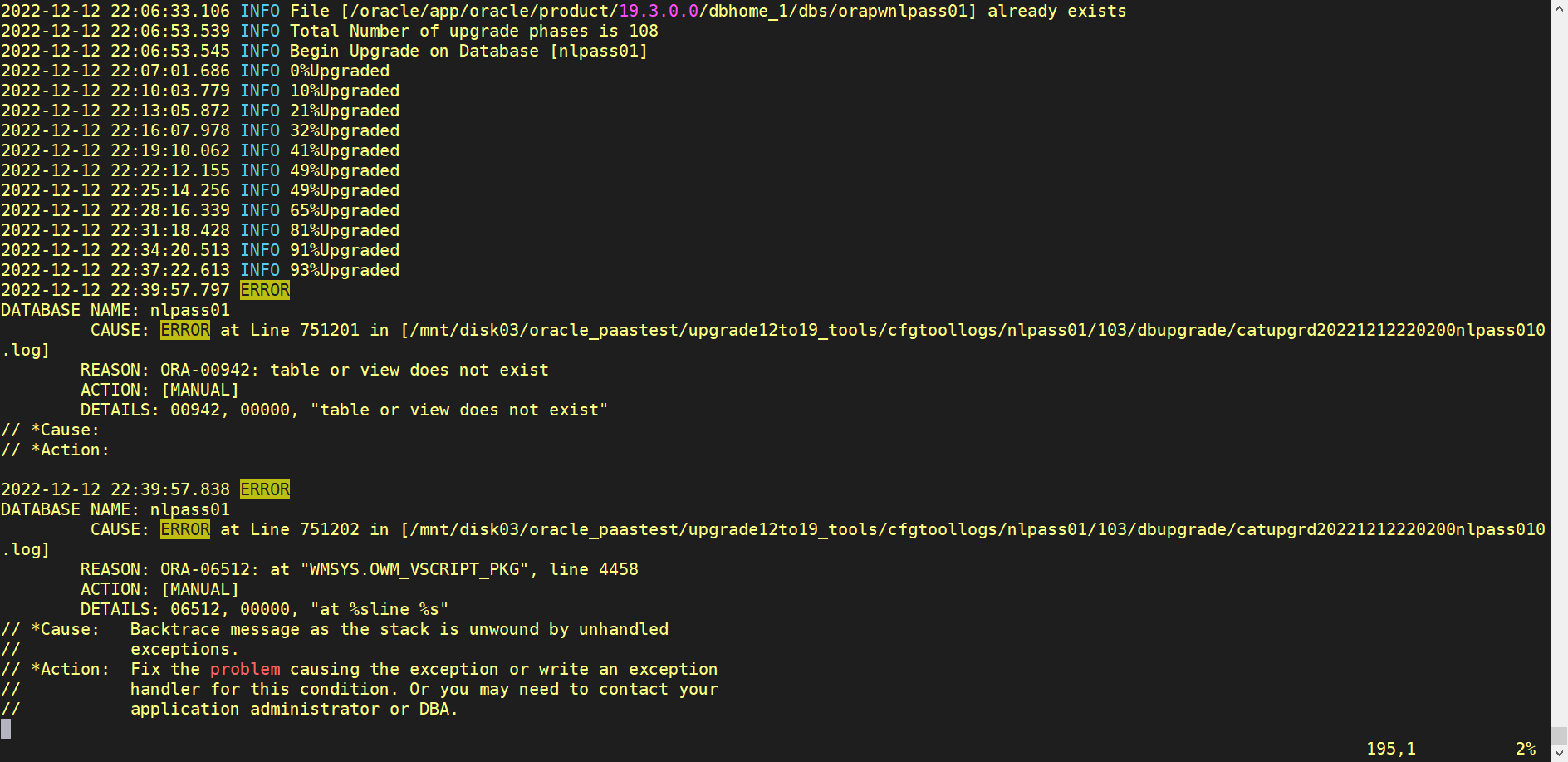 Oracle 12c （12.1.0.2/12.2.0.1）升级 19c（19.3.0.0）_oracle12c升级到19c-CSDN博客